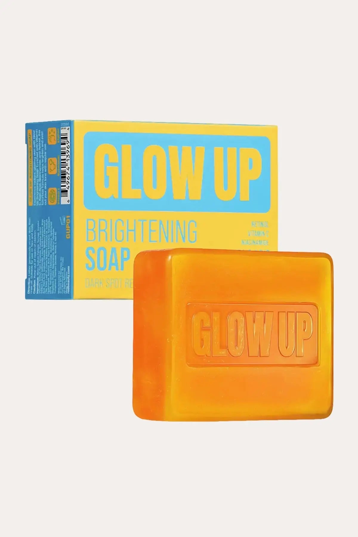 RED BY KISS GLOW UP BRIGHTENING SOAP - KOJIC ACID & TERMERIC