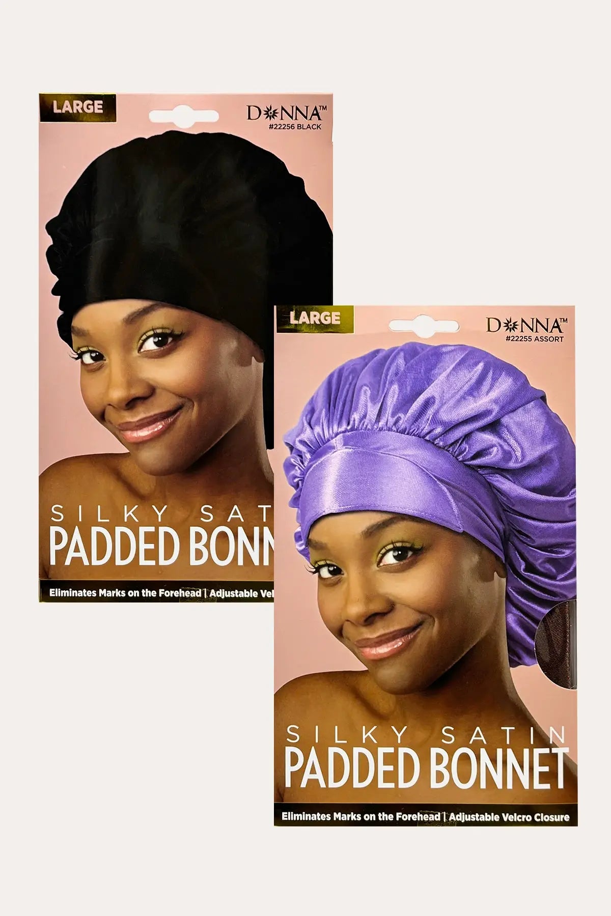 DONNA CAP SILKY SATIN PADDED BONNET