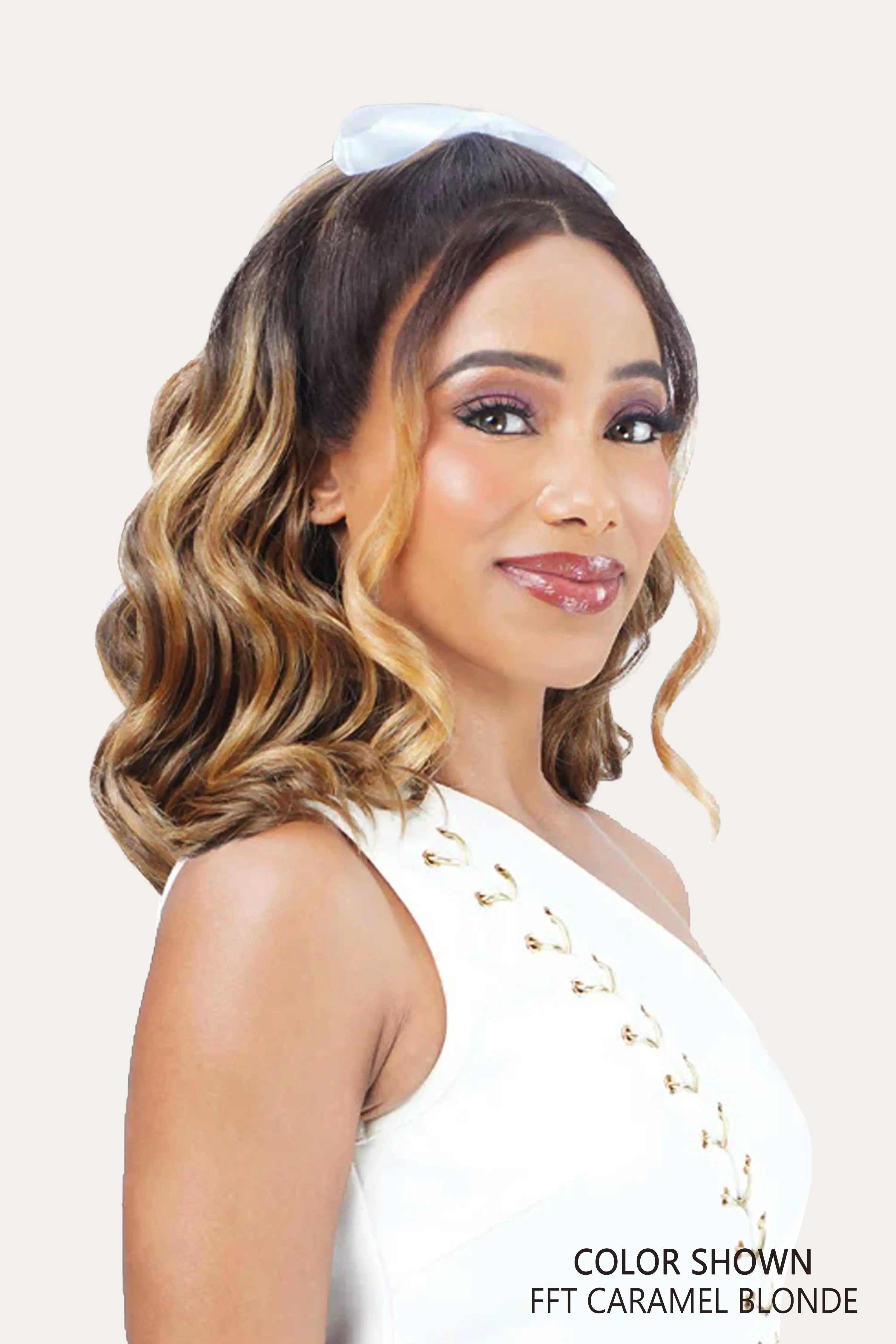 ZURY SIS PRIME HUMAN HAIR BLEND GLUELESS 13X6 HD LACE FRONT WIG - MOLL