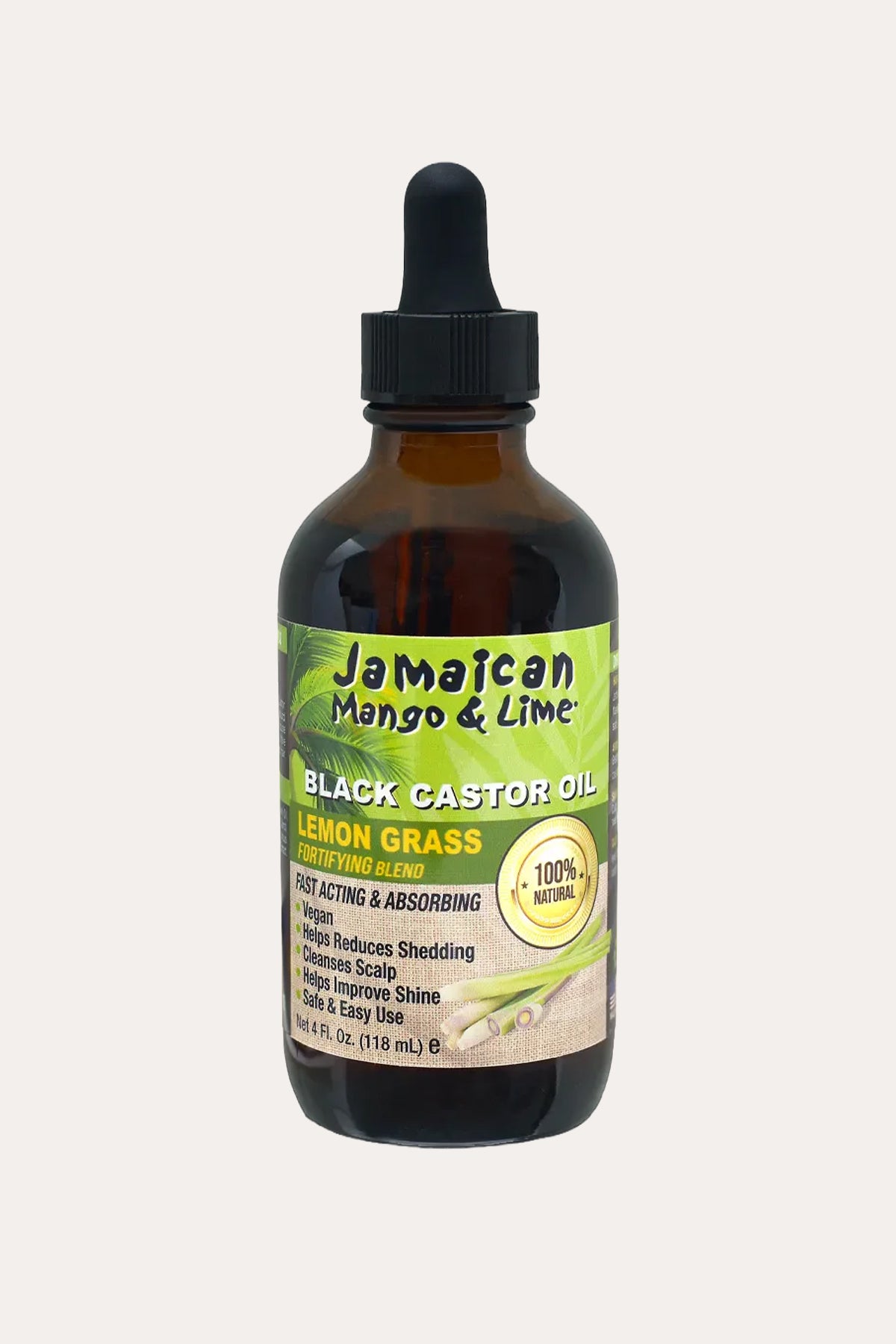JAMAICAN MANGO & LIME BLACK CASTOR OIL - LEMON GRASS
