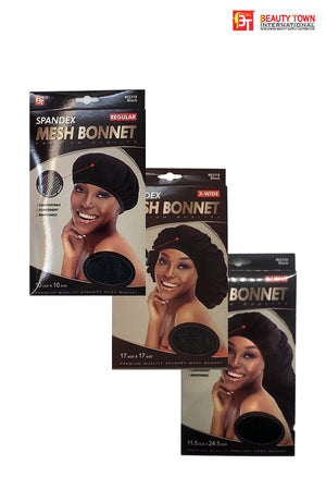 BEAUTY TOWN SPANDEX MESH BONNET CAP