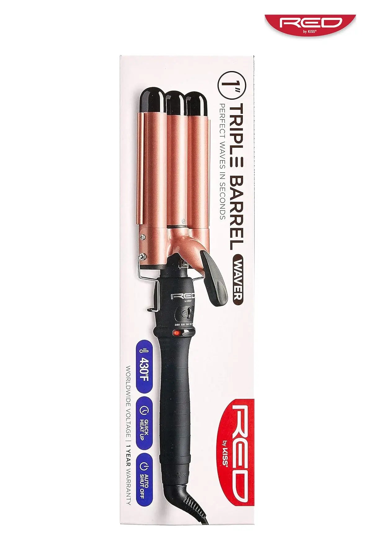 RED BY KISS TRIPLE BARREL WAVER CIT100