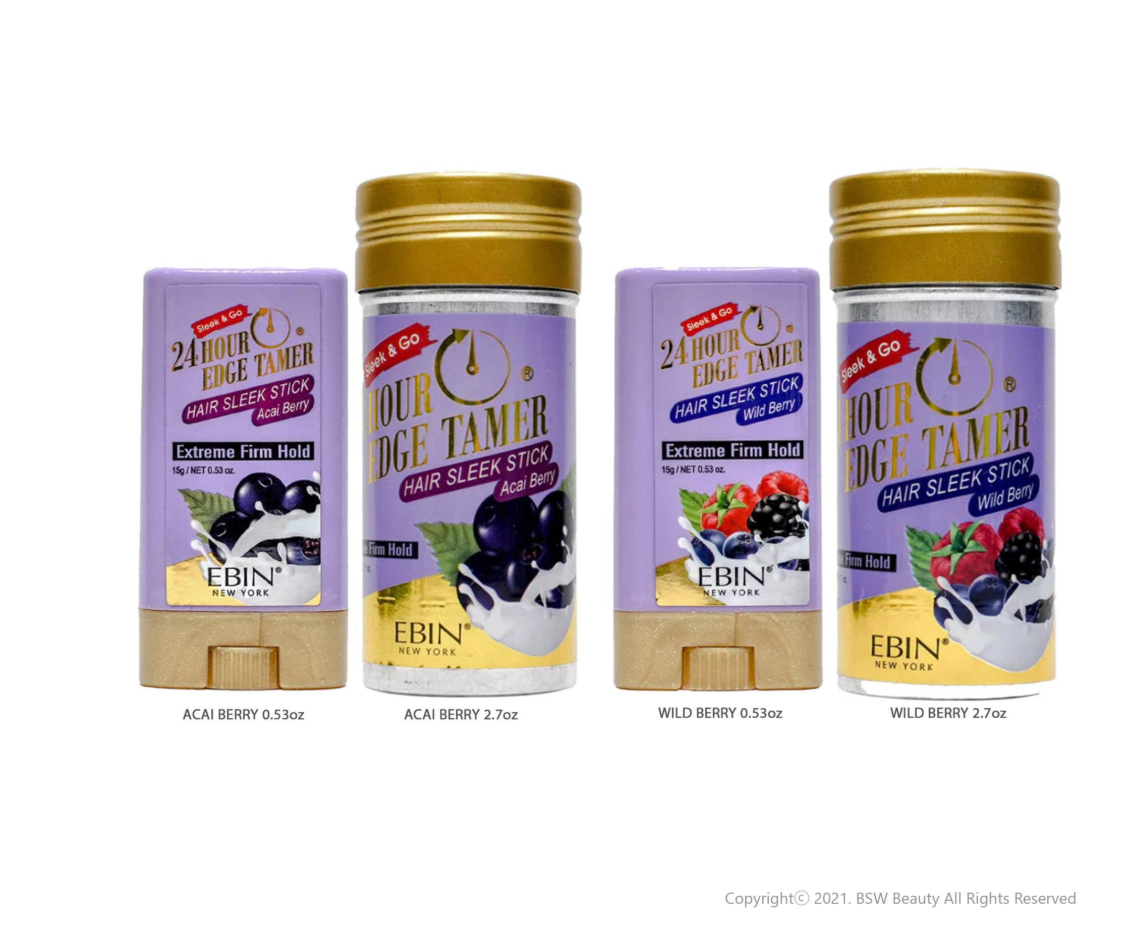 EBIN NEW YORK 24 HOUR EBIN SLEEK HAIR WAX STICK 0.53oz