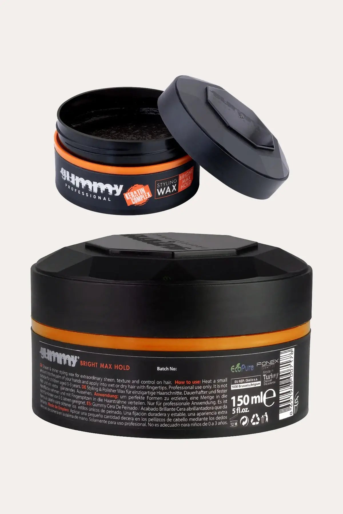GUMMY STYLING WAX BRIGHT MAX HOLD 150ml