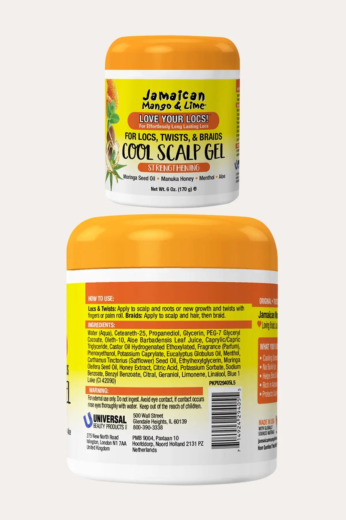 JAMAICAN MANGO & LIME BRAID, TWIST & LOC COOL SCALP GEL 6oz