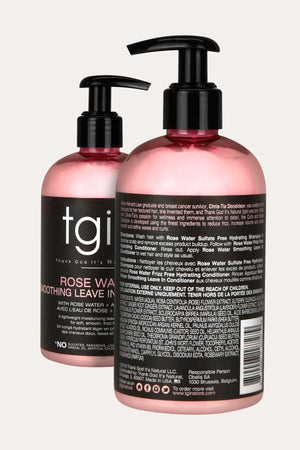 TGIN ROSE WATER SMOOTHING LEAVE IN CONDITIONER 13oz