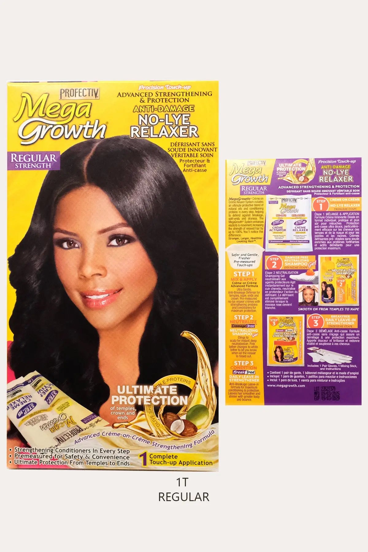 PROFECTIV MEGA GROWTH ANTI DAMAGE NO-LYE SUPER RELAXER