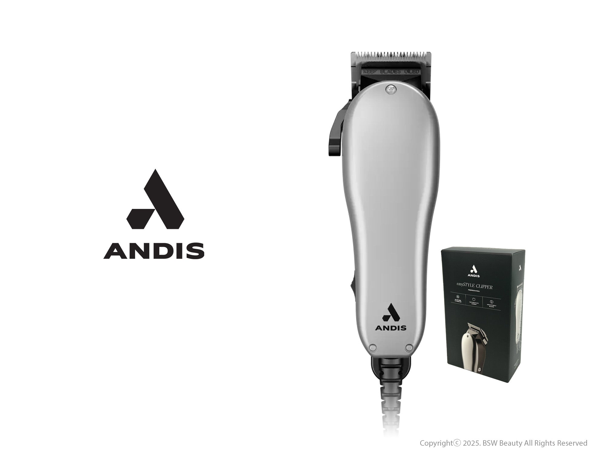 ANDIS EASY STYLE BRAID CLIPPER 13PC HOME KIT