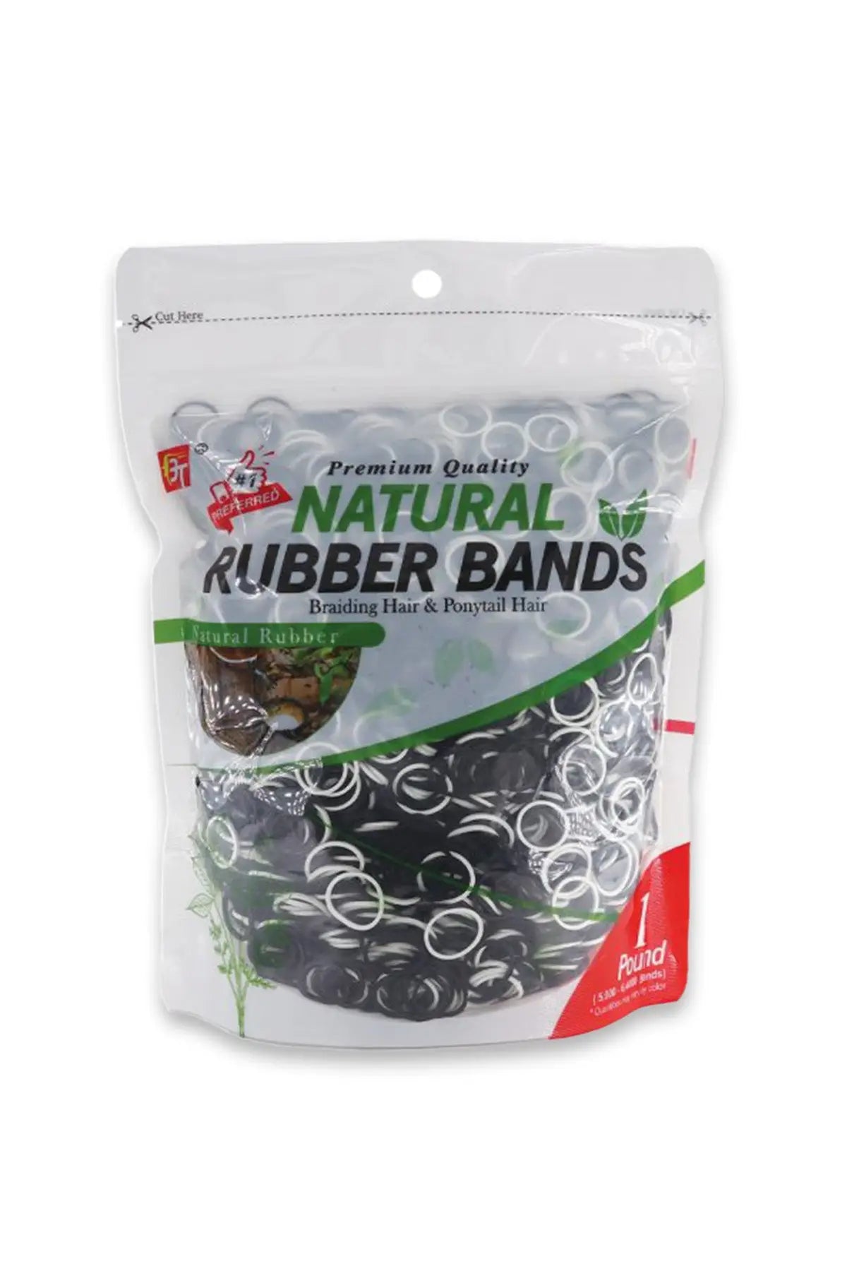 BEAUTY TOWN 1 POUND NATURAL RUBBER BAND
