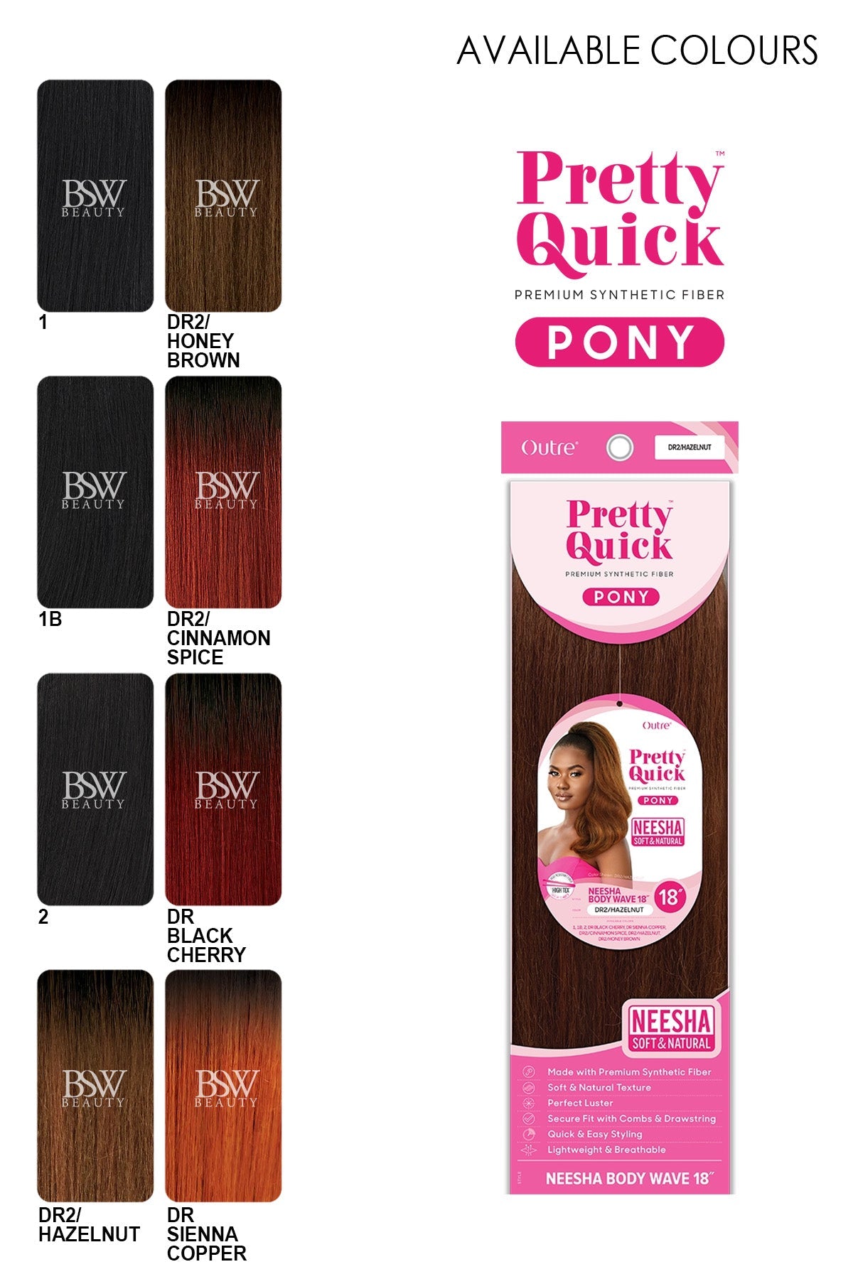 OUTRE PRETTY QUICK NEESHA BODY WAVE 18"