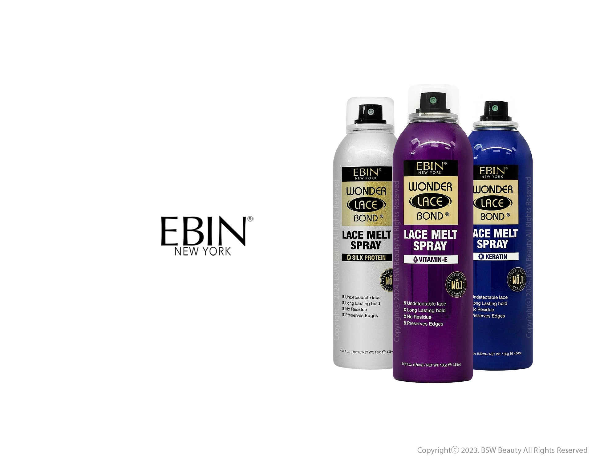 EBIN WONDER WIG SOLUTION DRY WASH 8oz