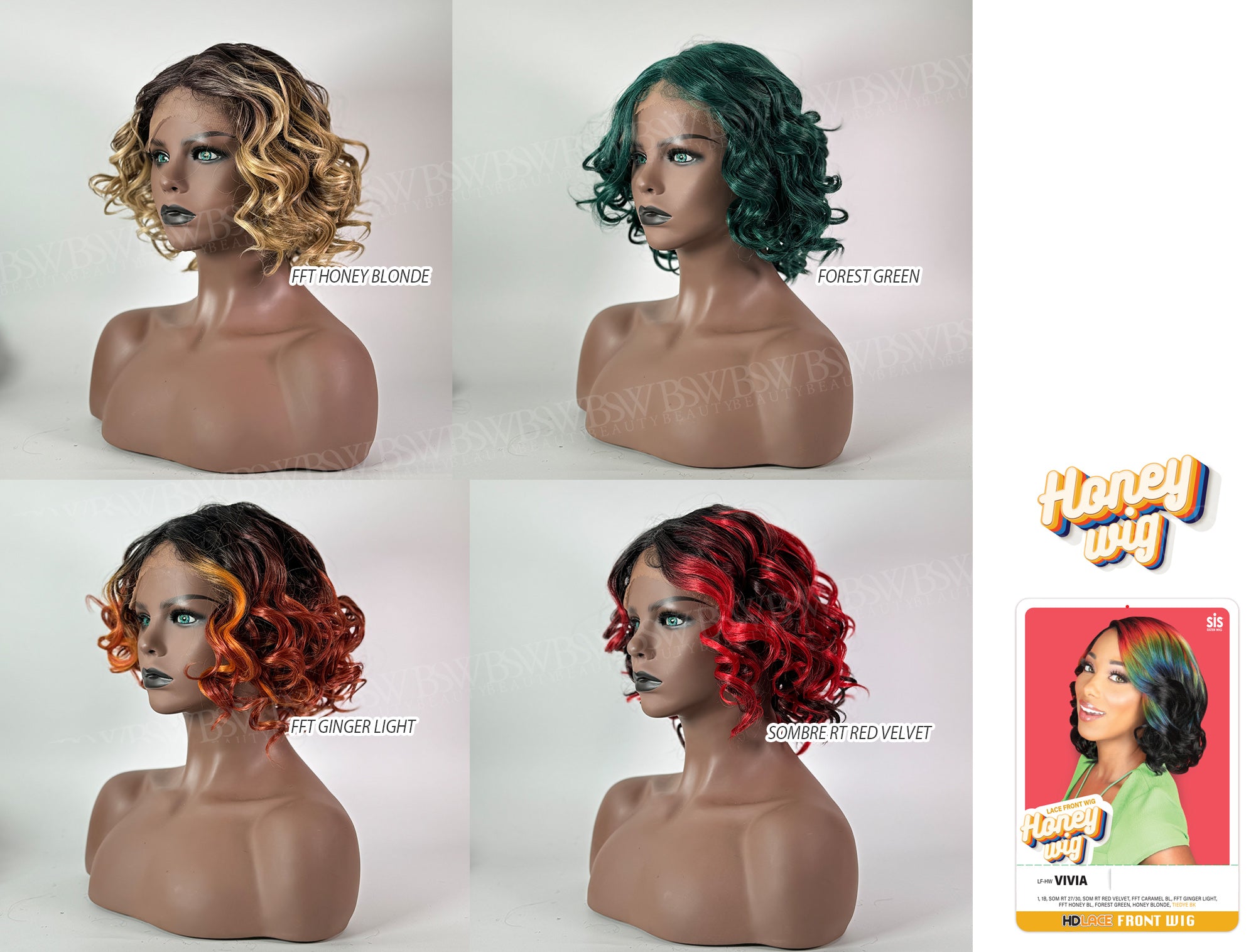 ZURY SIS HD LACE FRONT HONEY WIG - VIVIA