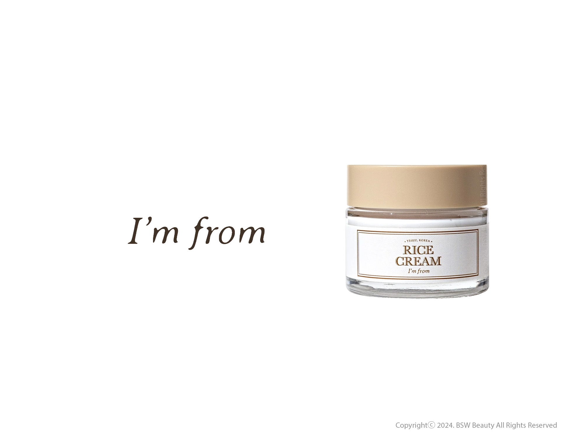 I'M FROM RICE CREAM 50ml