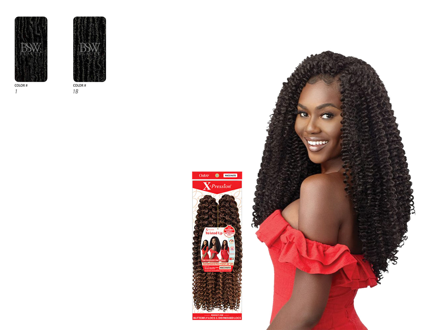 OUTRE 2X WATERWAVE FRO TWIST 22"