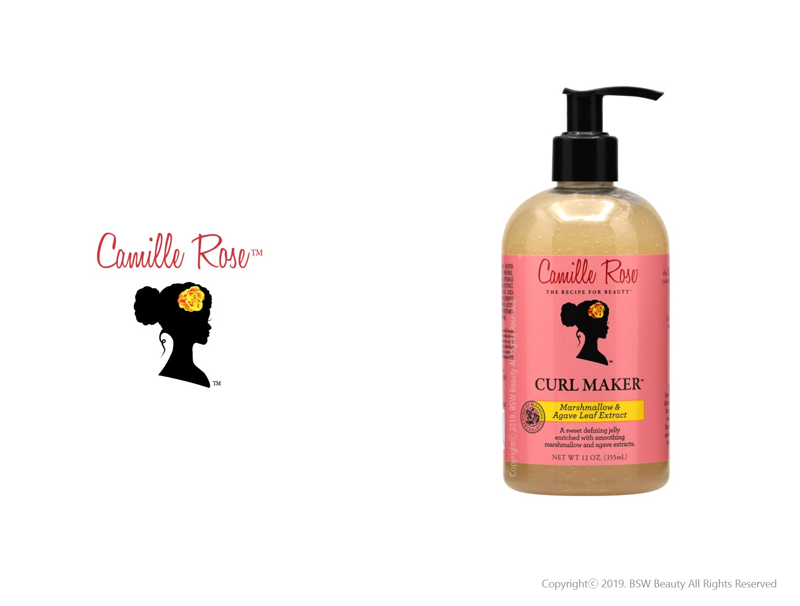 CAMILLE ROSE NATURALS CURL MAKER MARSHMALLOW & AGAVE LEAF EXTRACT 12oz