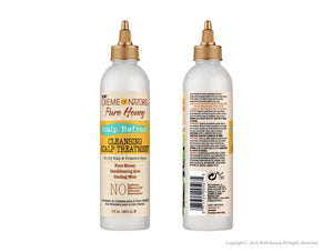 CREME OF NATURE PURE HONEY SCALP REFRESH CLEANSING SCALP TREATMENT 8oz