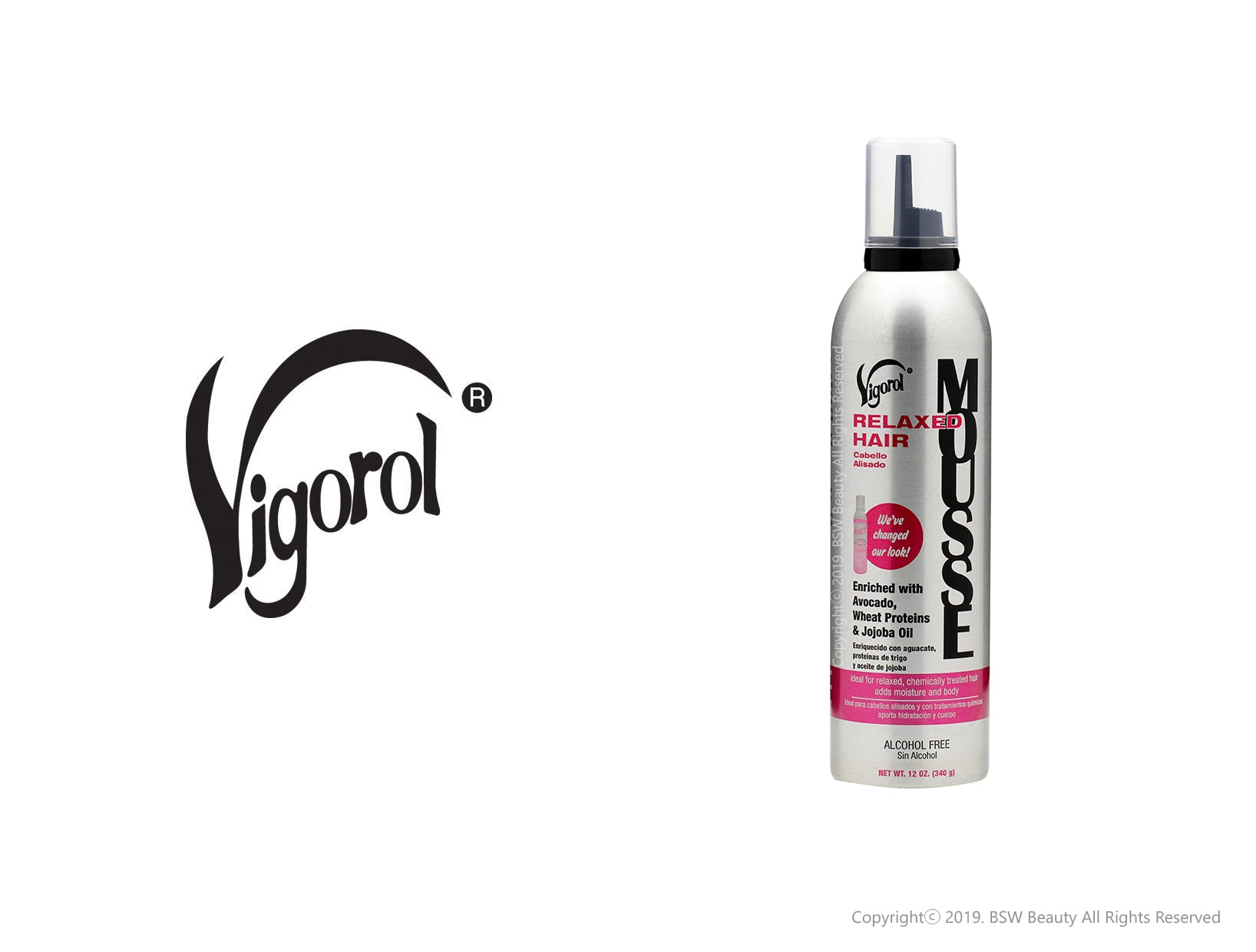 VIGOROL MOUSSE [RELAXED HAIR] 12oz