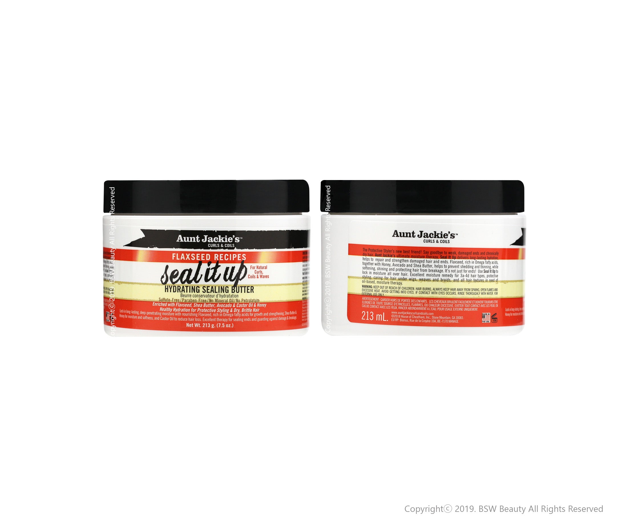 AUNT JACKIES SEAL IT UP HYDRATING SEALING BUTTER 7.5oz