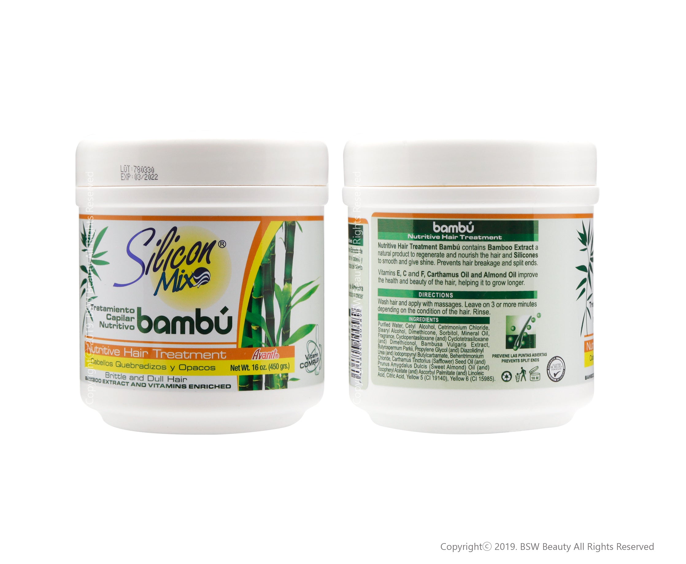 SILICON MIX BAMBU NUTRITIVE HAIR TREATMENT 8oz / 16oz